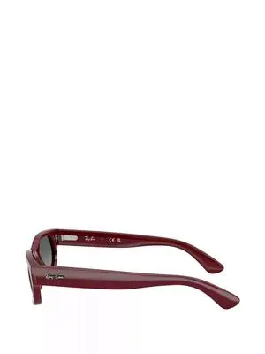 Ray-ban Geometric-frame Sunglasses - Red