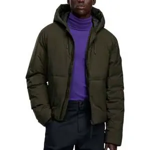 Canada Goose Lodge Hooded Jacket Black Label