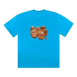 TRAVIS SCOTT Cactus Jack X Mcdonald's Squad T-shirt Ii 'sapphire