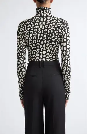 Carolina Herrera Silk Blend Turtleneck Sweater