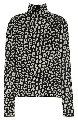Carolina Herrera Silk Blend Turtleneck Sweater