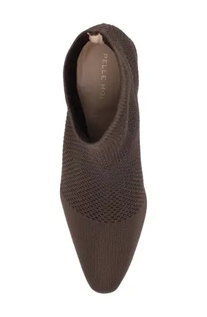 Pelle Moda Emeli Knit Bootie - Chocolate