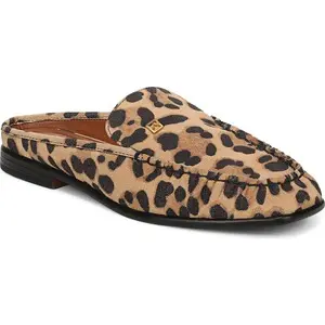 Franco Sarto Lainey Croc Embossed Leather Mule - Brown