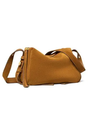 Tory Burch Romy Suede Soft Crossbody Bag