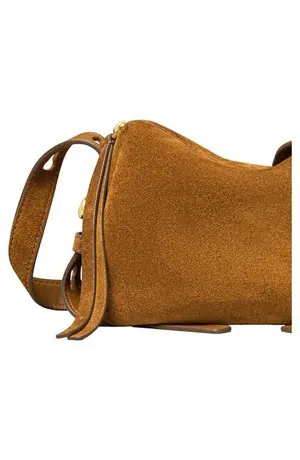 Tory Burch Romy Suede Soft Crossbody Bag