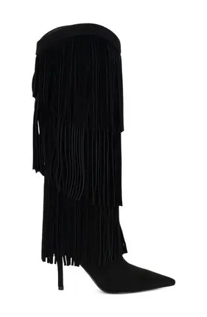 Nine West Genviv Fringe Knee High Boot