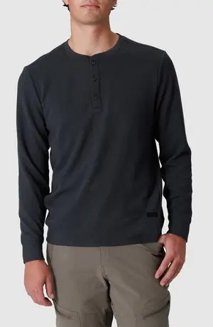 OUTDOOR RESEARCH Eclipse Waffle Long Sleeve Henley - Storm