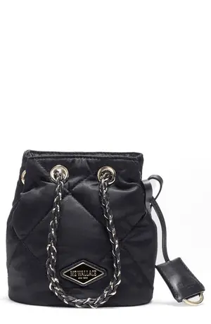 Mz Wallace Mini Frankie Bucket Bag - Black