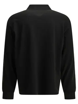 StÜssy Logo Long Sleeve Polo Shirt
