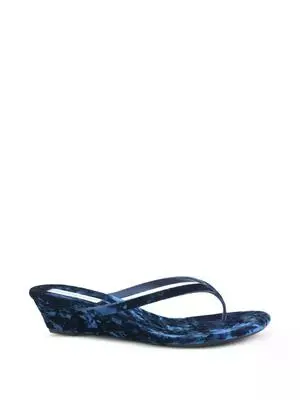 Christopher Esber Scala Velvet Wedge Pumps