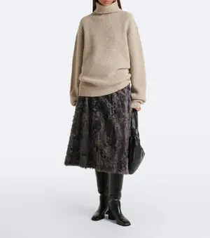 LEMAIRE Alpaca And Yak Turtleneck Sweater
