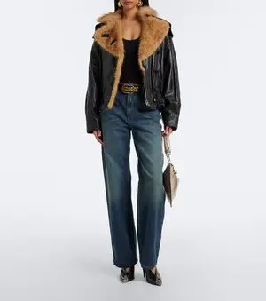 Isabel Marant Étoile Oskan Soft Medium Leather Shoulder Bag
