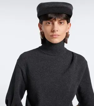 Jacquemus Valérie Virgin Wool Flat Cap
