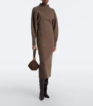 AMANU Zambia Suede Top-handle Bag - Brown