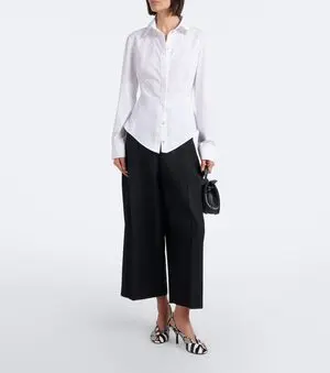 Jacquemus Triangle Cotton Poplin Shirt