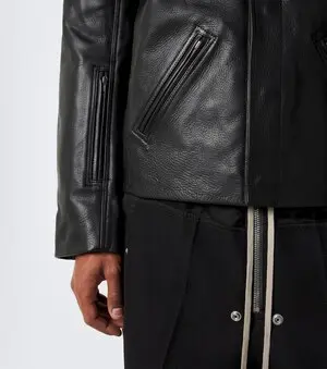 Rick Owens Mac Convertible Leather Jacket