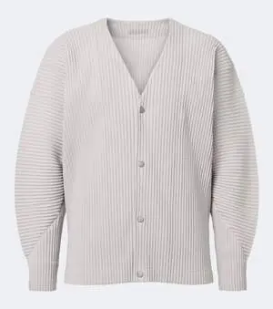 Issey Miyake Homme Plissé Monthly Colors: September Pleated Jacket - Grey