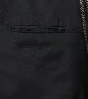 Dries Van Noten Checked Double-breasted Wool Blazer