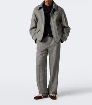 Dries Van Noten Checked Wool Jacket