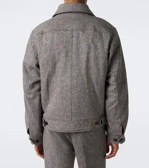 Dries Van Noten Checked Wool Jacket