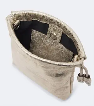 Isabel Marant Étoile Silven Mini Metallic Leather Crossbody Bag