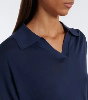 JOSEPH Niata Silk Polo Shirt