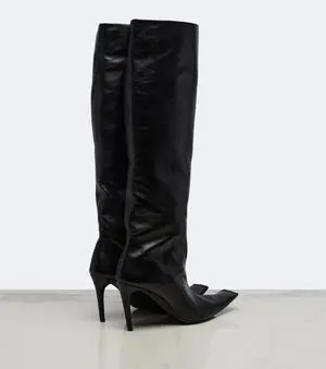 Khaite Marlene Leather Knee-high Boots
