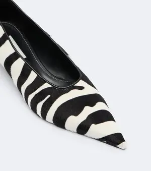 TOTEME Zebra-print Calf Hair Pumps