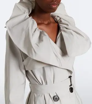 Burberry Ruffled Trench Coat