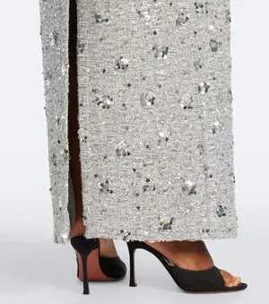 Simkhai Viella Sequined Tweed Gown