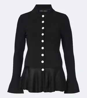 Proenza Schouler Martina Ruffled Cardigan