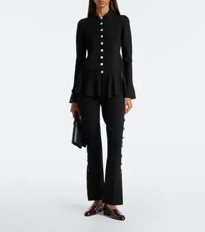 Proenza Schouler Martina Ruffled Cardigan