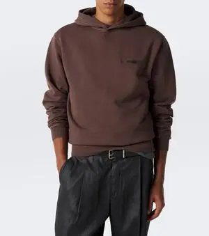 Jacquemus Logo Cotton Fleece Hoodie