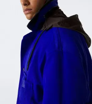 Loewe Layered Leather-trimmed Jacket