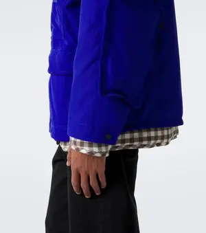 Loewe Layered Leather-trimmed Jacket