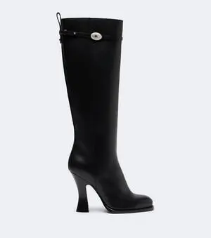 Burberry Ekd Leather Knee-high Boots
