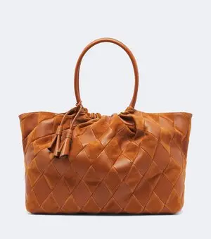 Zimmermann Cloud 91 Leather And Suede Shopper