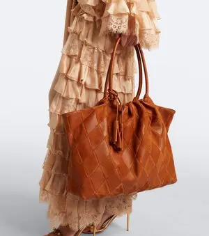 Zimmermann Cloud 91 Leather And Suede Shopper