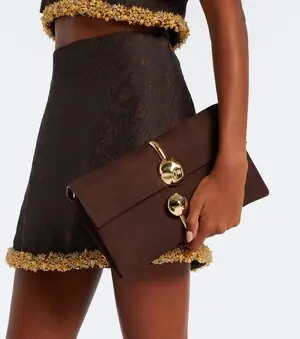 Simkhai Amaya Leather Clutch