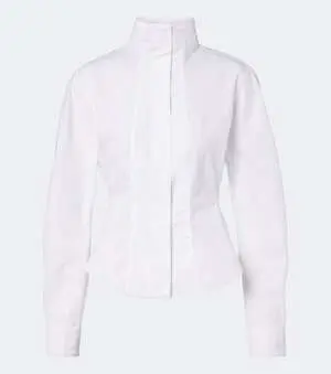 Jacquemus Tulipe Open-back Cotton Poplin Shirt