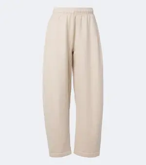 Jacquemus Corso Cotton Fleece Sweatpants - Beige