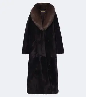 Nour Hammour Astoria Shearling Coat