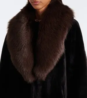 Nour Hammour Astoria Shearling Coat
