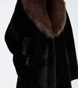 Nour Hammour Astoria Shearling Coat
