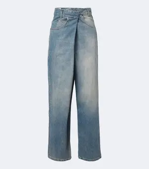 MAISON MARGIELA Faded Wide-leg Jeans