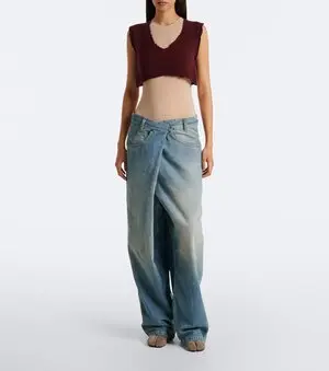 MAISON MARGIELA Faded Wide-leg Jeans