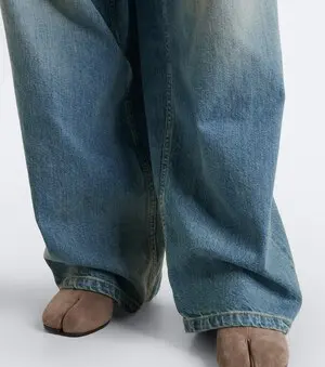 MAISON MARGIELA Faded Wide-leg Jeans