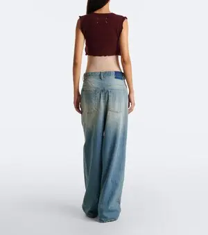 MAISON MARGIELA Faded Wide-leg Jeans