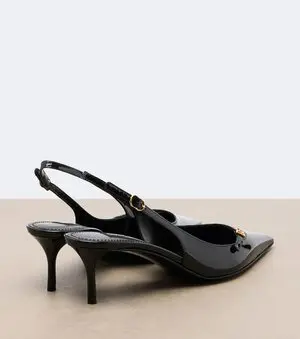 Dolce & Gabbana Patent Leather Slingback Pumps