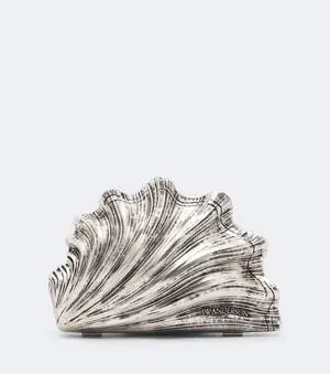 JW Anderson Shell Clutch - Silver